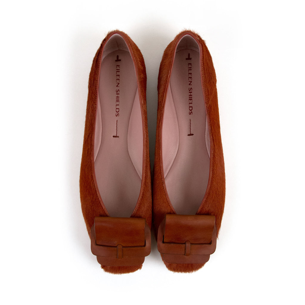 MARLEY - Haircalf/Calf Cognac – EILEEN SHIELDS